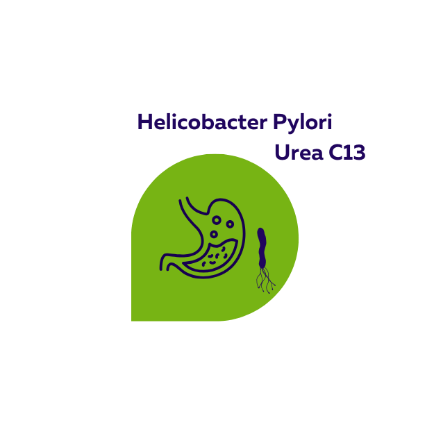 Helicobacter Pylori -Test respirator Uree C13